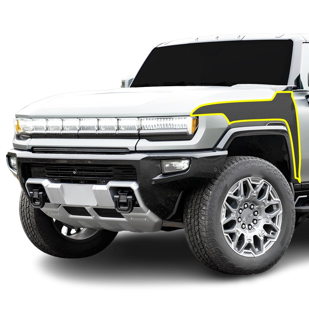 Fits GMC Hummer EV 2022+ Pre Cut Fenders Premium Paint Protection Film ...