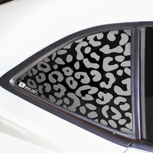 Fits 2010 - 2015 Chevrolet Camaro Rear Quarter Window Animal Leopard ...
