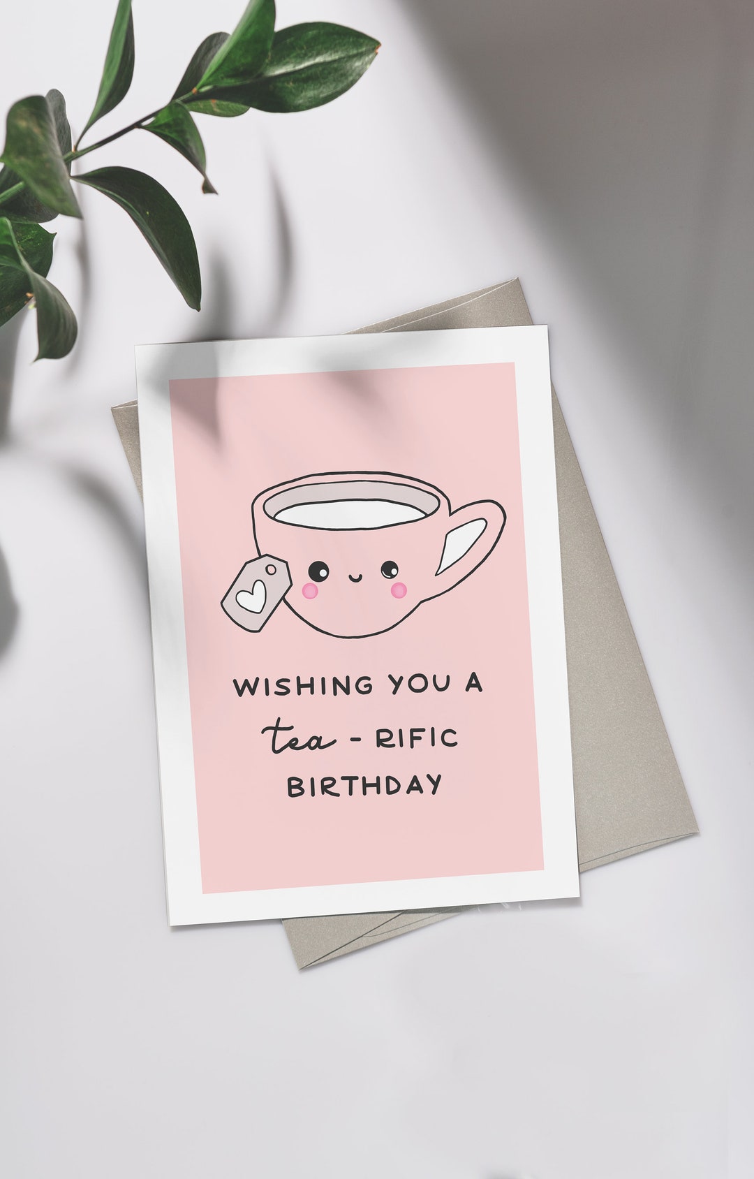 Tea-rific Birthday Card Tea Birthday Card Tea Card Birthday Card With ...