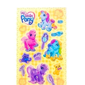 MY LITTLE PONY Slumber Party Maxi Sandylion Stickers 1 Sheet Rare ...