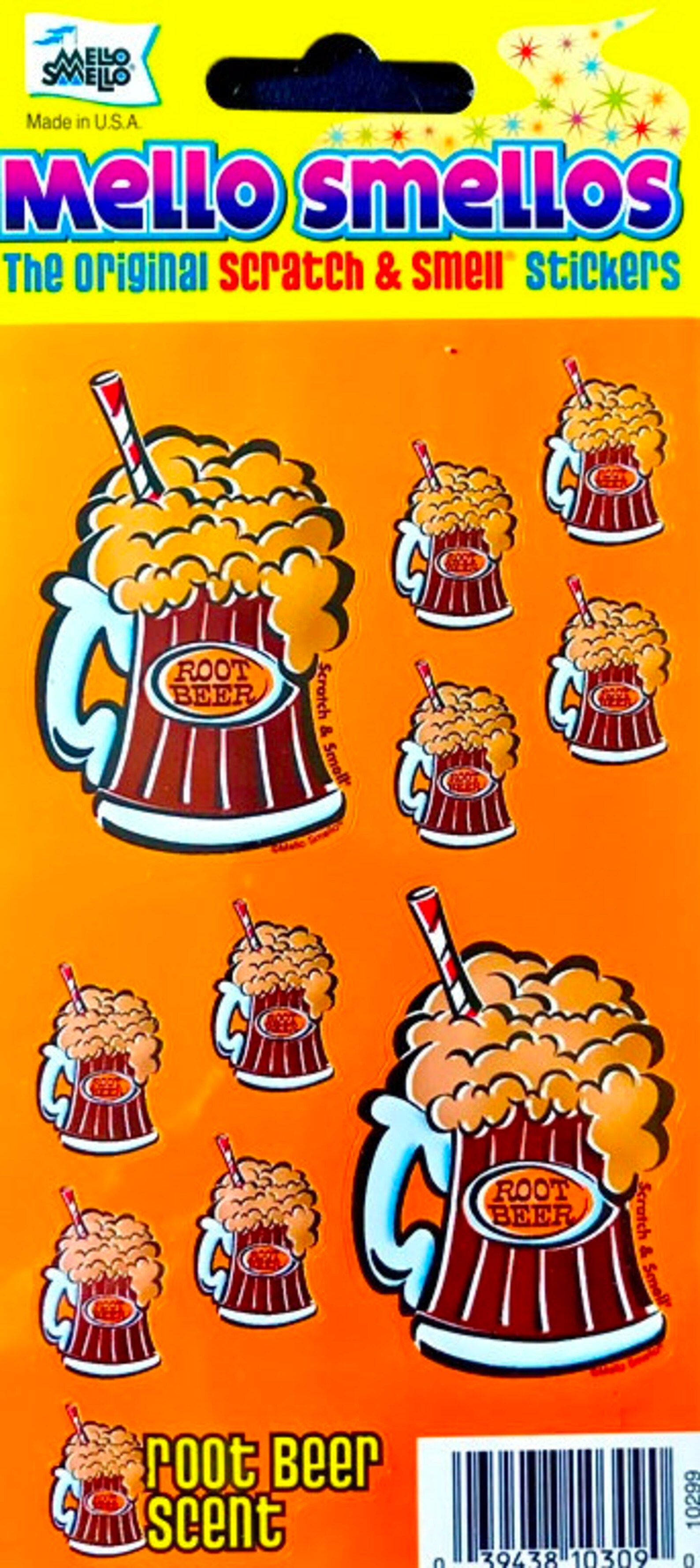 RARE Maxi MELLO SMELLO Scratch & Smell Stickers 1 sheet | Etsy