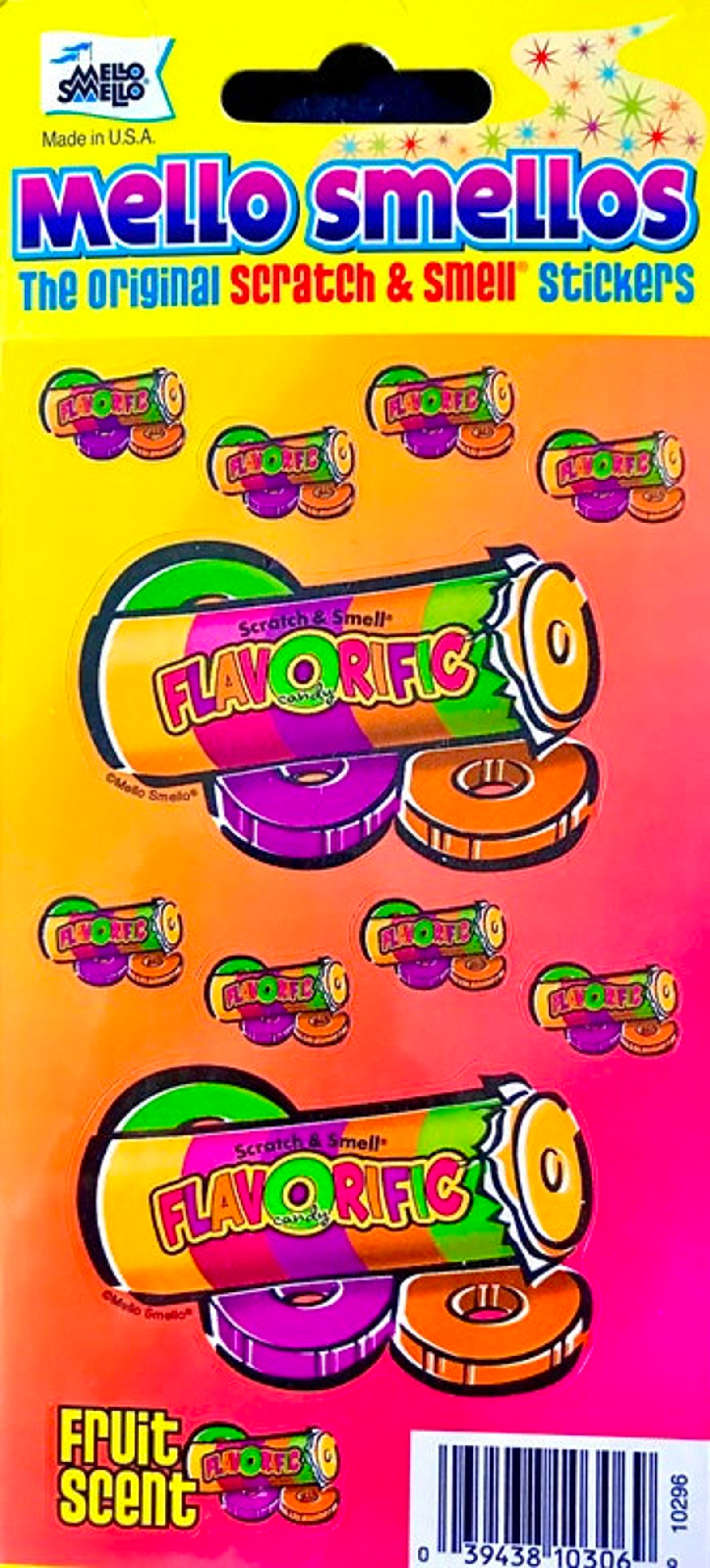 RARE Maxi MELLO SMELLO Scratch & Smell Stickers 1 Sheet - Etsy