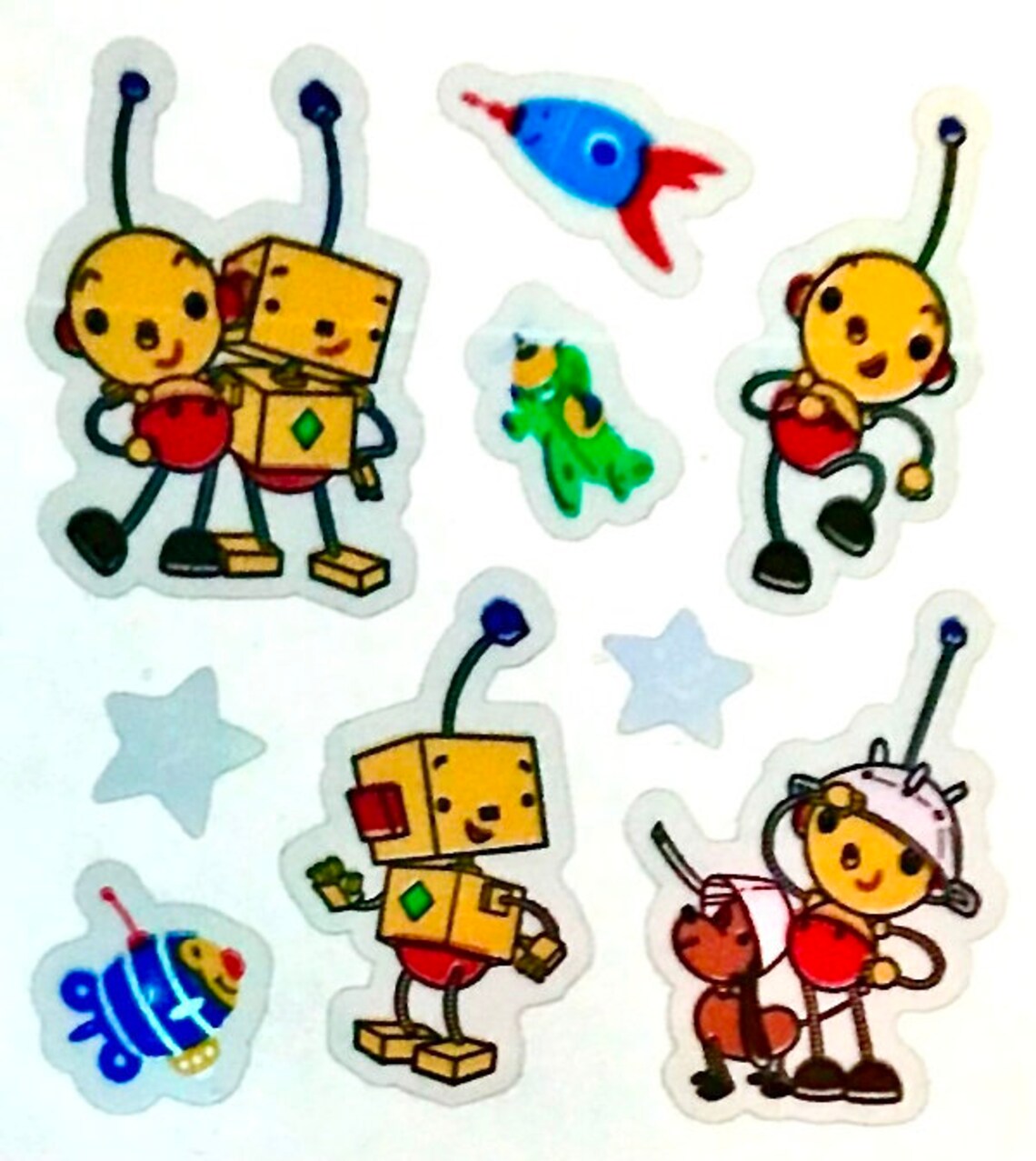 Olie Billy Bevel & Spot Mylar Sandylion Stickers 1 Square | Etsy