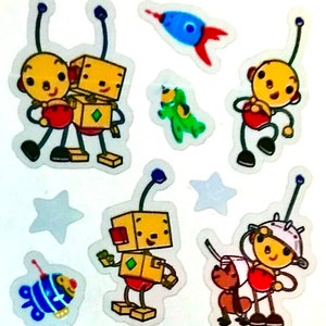 Olie, Billy, Bevel & Spot Mylar Sandylion Stickers 1 Square Rare ...