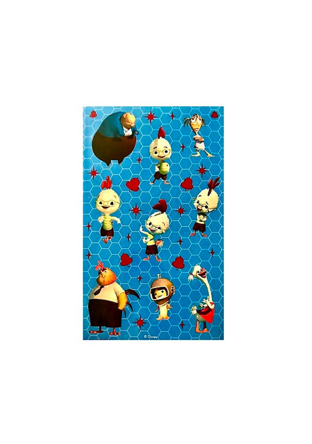 CHICKEN LITTLE & FRIENDS Maxi Kromekote Sandylion Stickers 1 - Etsy