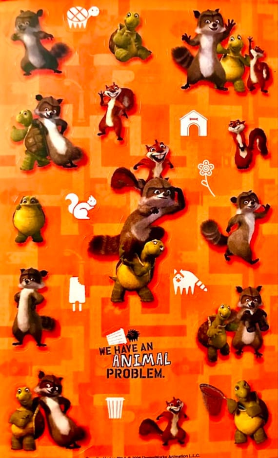 Over The Hedge Rj And Verne