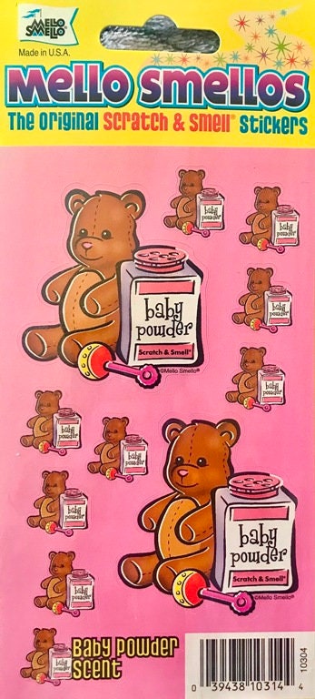 RARE Maxi MELLO SMELLO Scratch & Smell Stickers 1 Sheet - Etsy