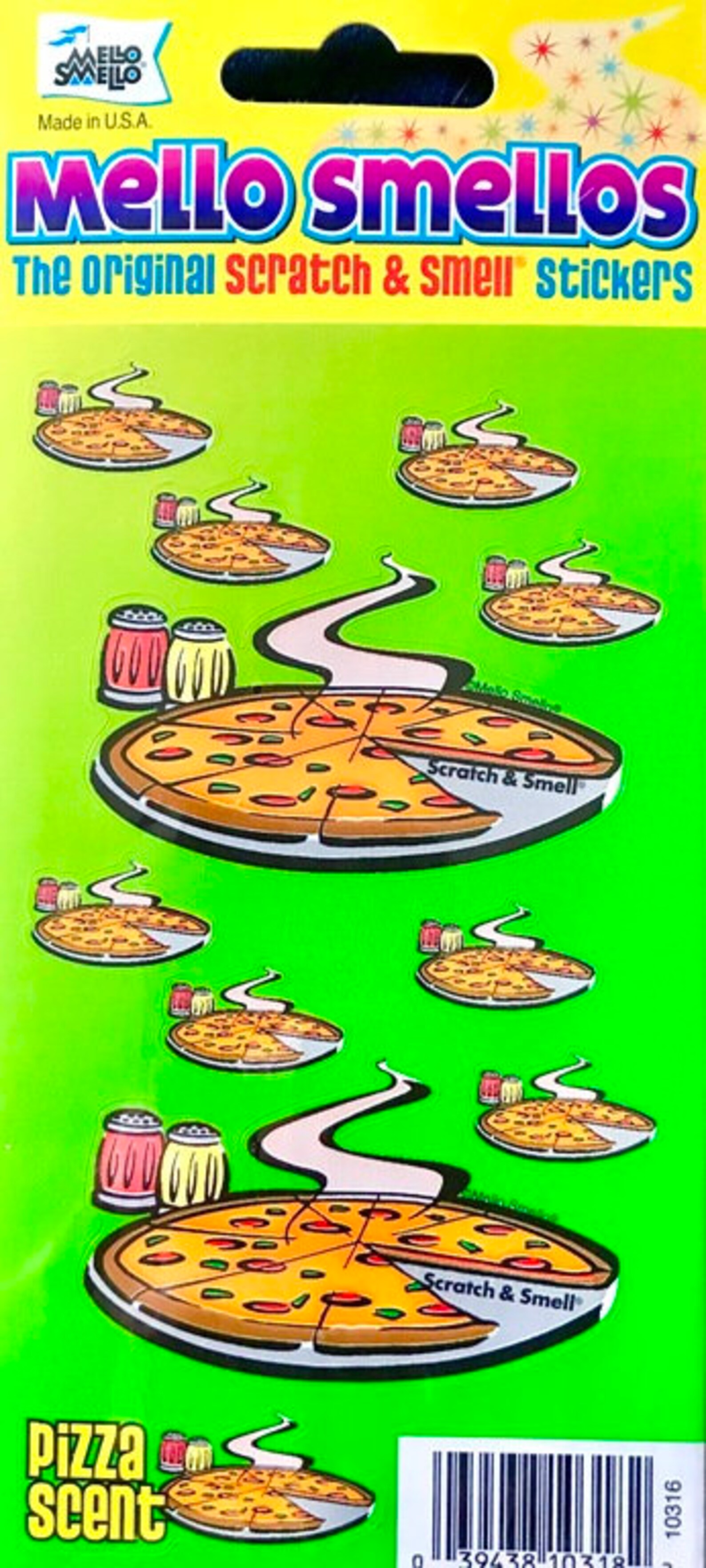 RARE Maxi MELLO SMELLO Scratch & Smell Stickers 1 sheet | Etsy