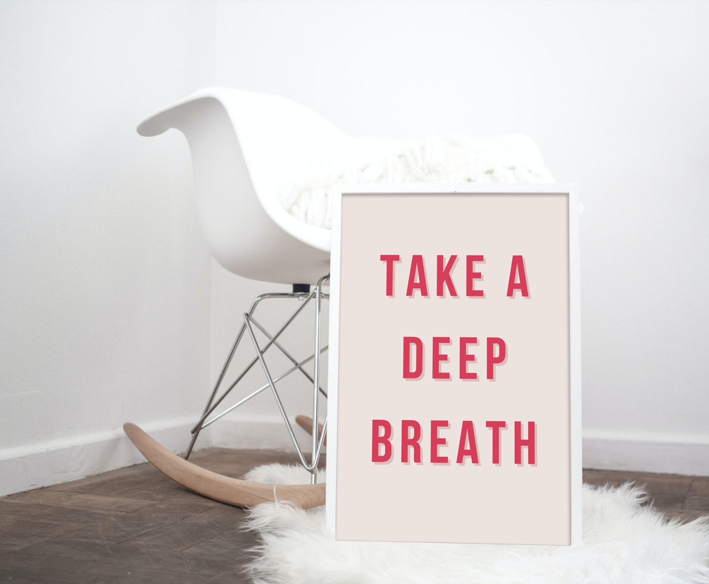 Wall Hangings Prints Breathe Poster Breathe Wall Art Gift Print Breathe ...