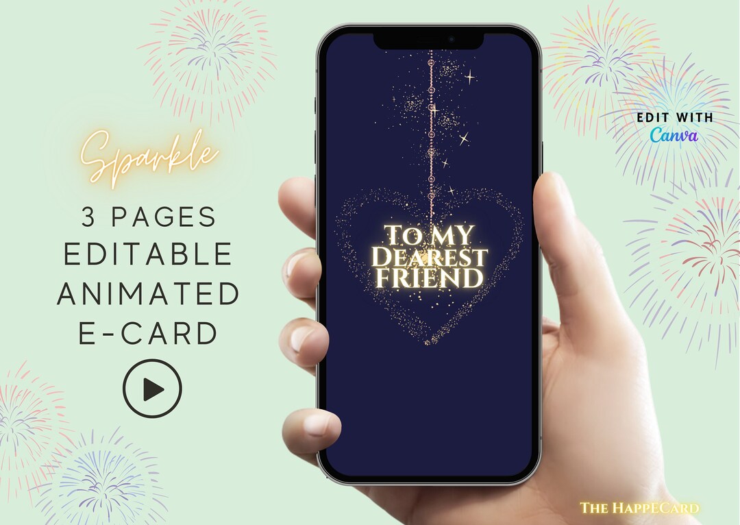 Animated Greeting Ecard, Happy Birthday Animated Ecard, Digital ...