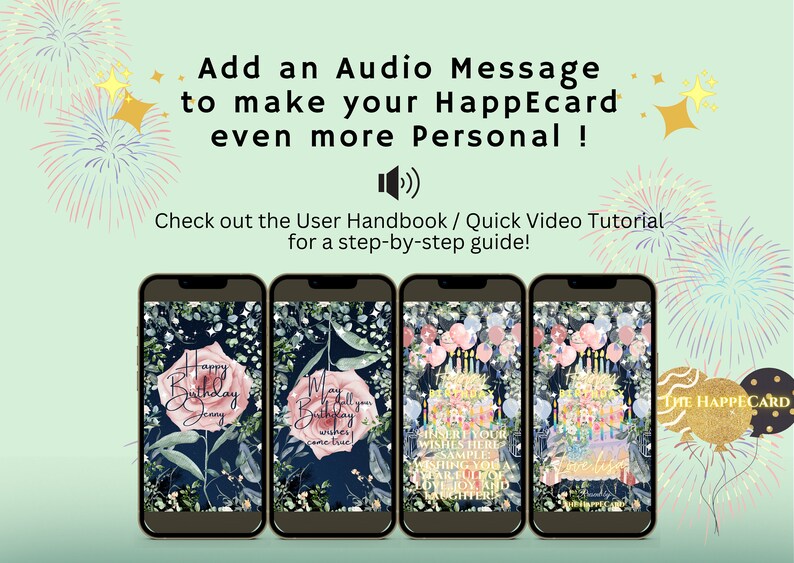 The Happecard, Animated Birthday Electronic Card, Happy Birthday Animated Ecard, Digital ...