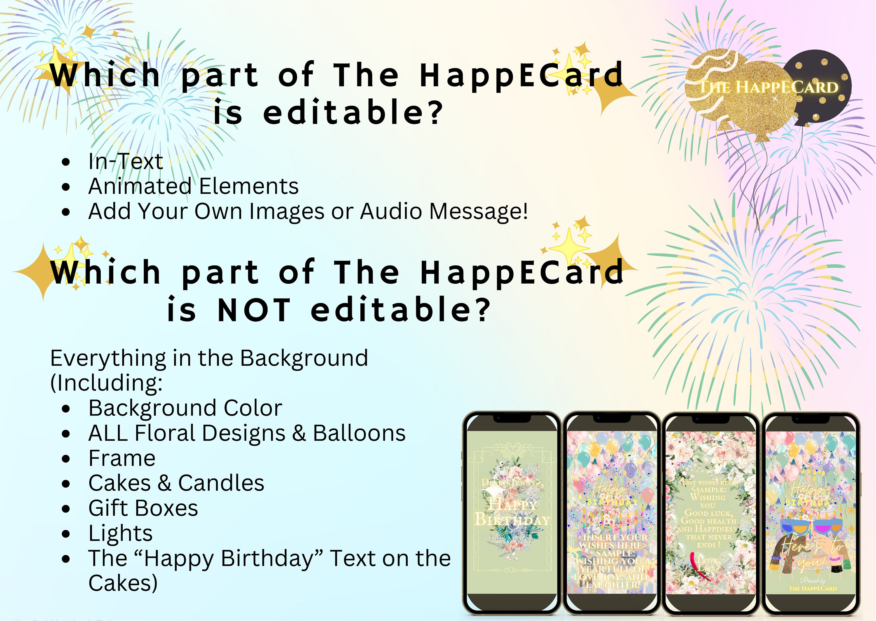 The Happecard, Animated Birthday Electronic Card, Happy Birthday ...