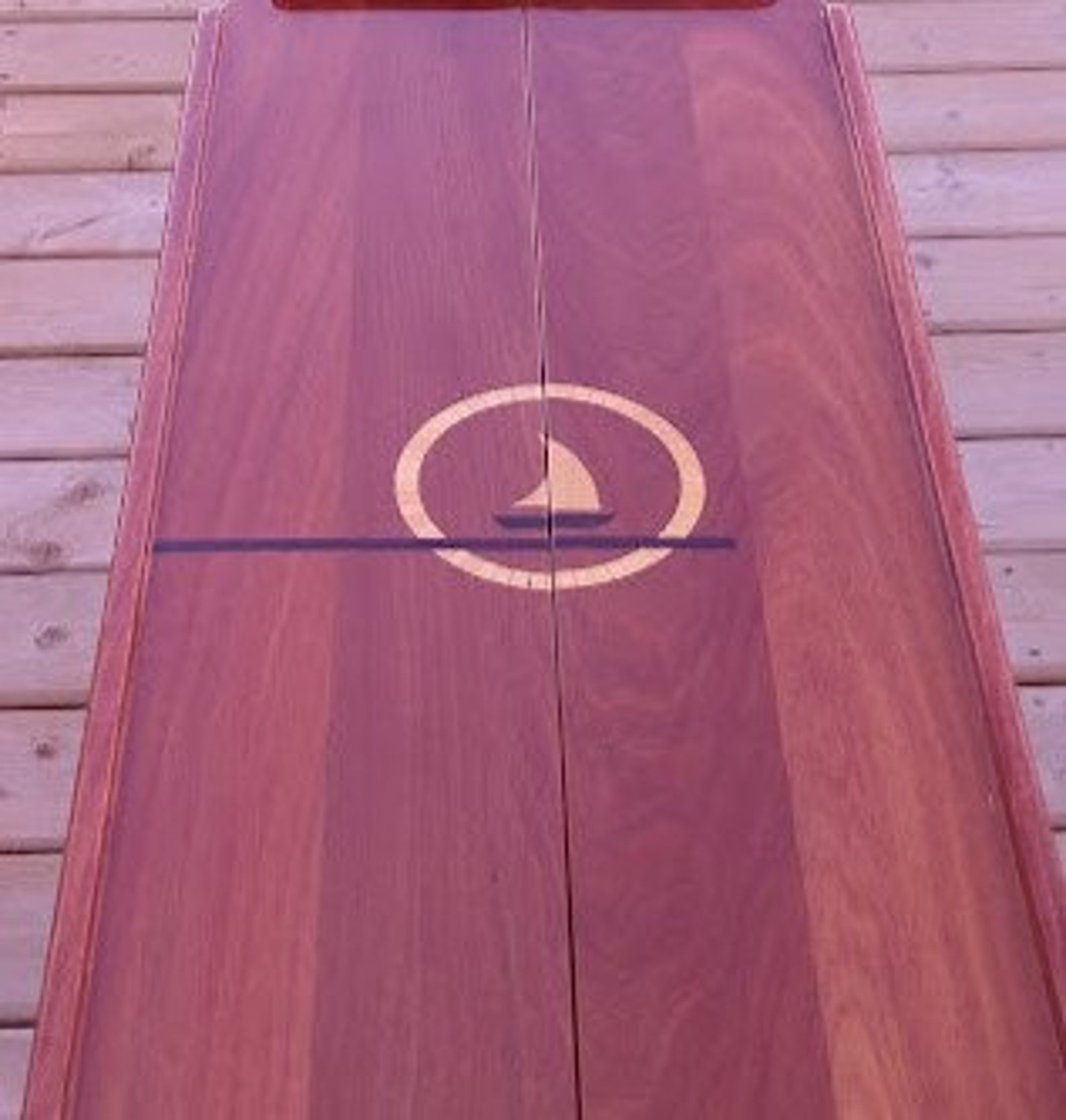 Sailboat Cockpit Table in Makore - Etsy