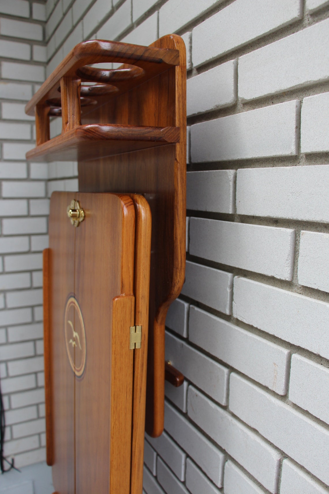 Sailboat Cockpit Table in Teak With 4 Cupholders - Etsy