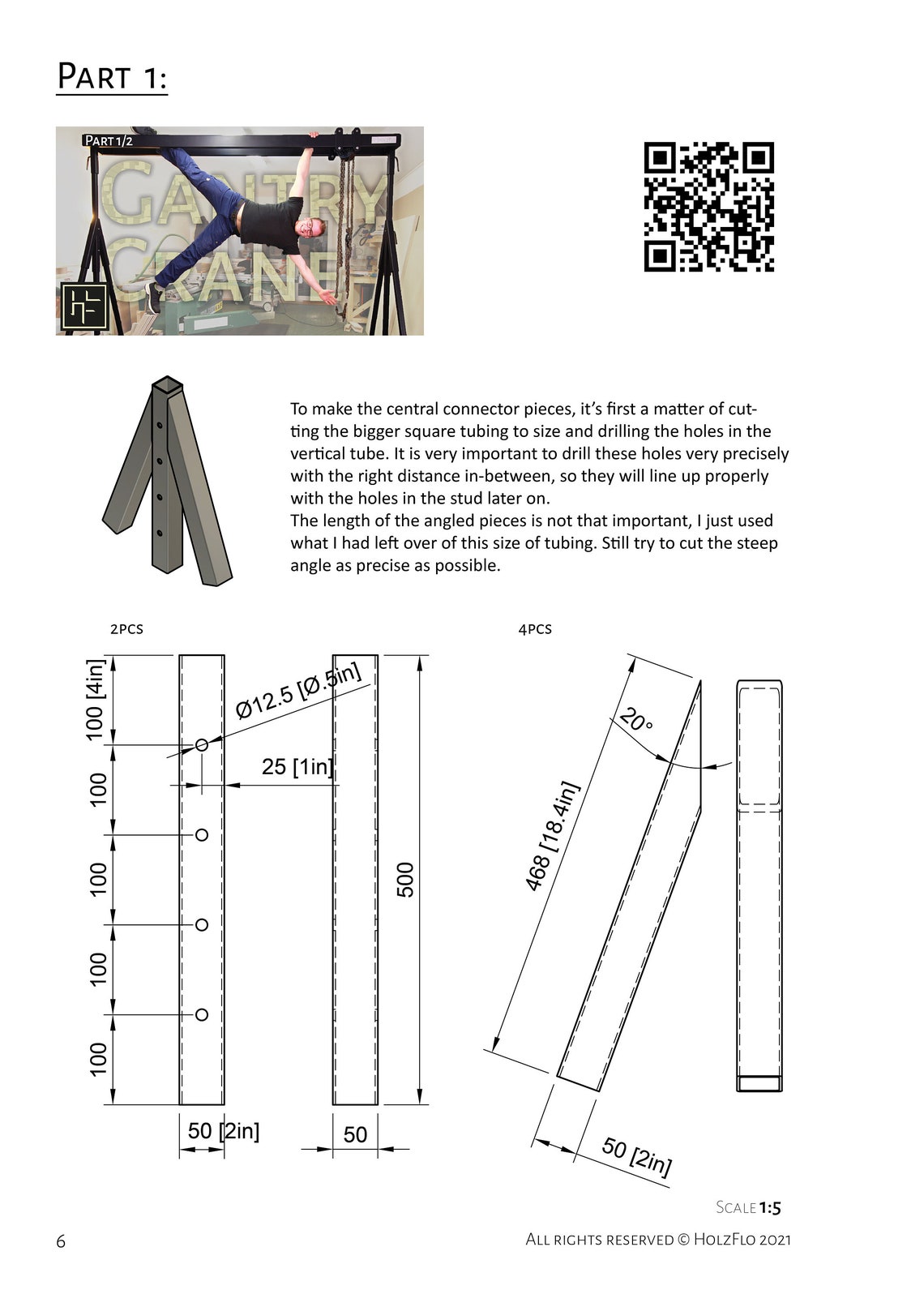 Gantry Crane Plans + CAD - Extra Mobile and Versatile for Small Shops ...