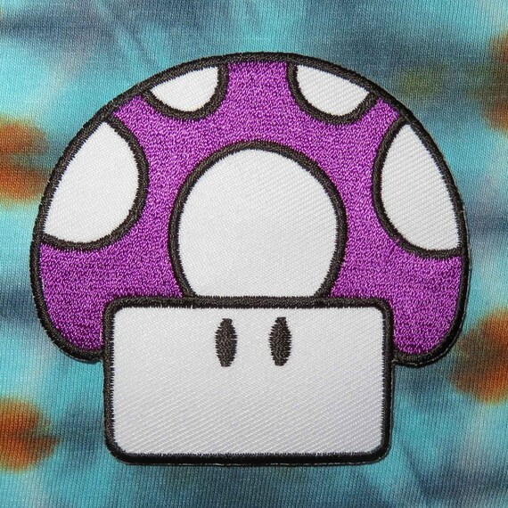 Patch Mushroom Toad Toad Purple Patch - Etsy