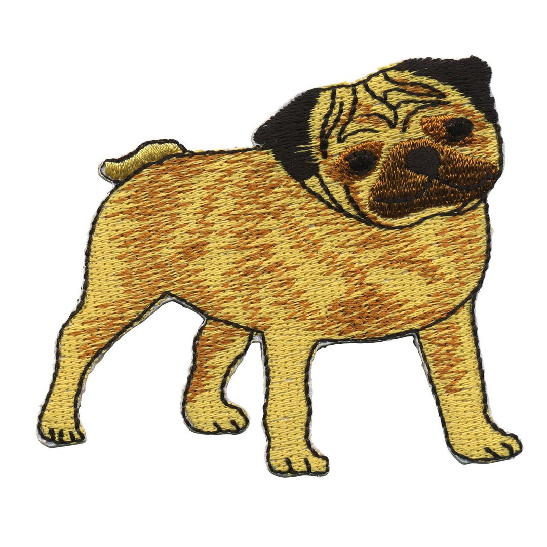 Patch - Dog - Pug - Patch - Etsy