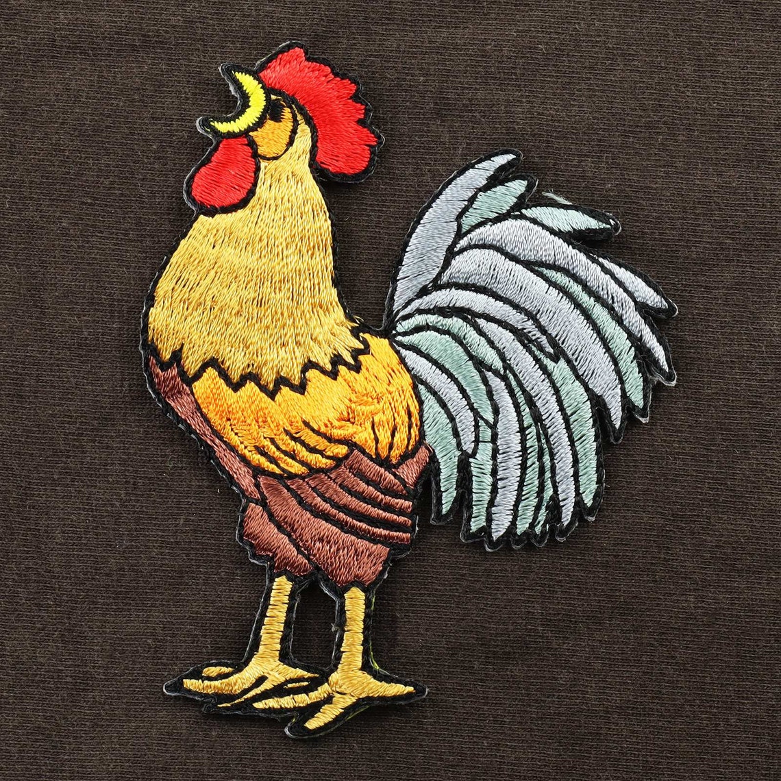 Parche Gallo Gockel colorido Parche | Etsy