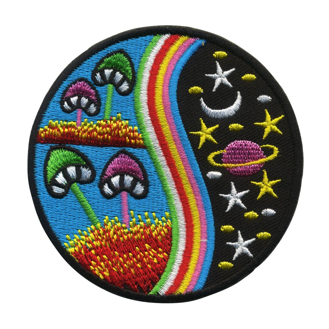 Patch - Mushrooms and Universe 01 - Patch - Etsy