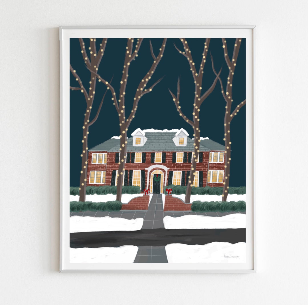 Home Alone Wall Art, Classic Movie Art Print Print, Christmas Art ...