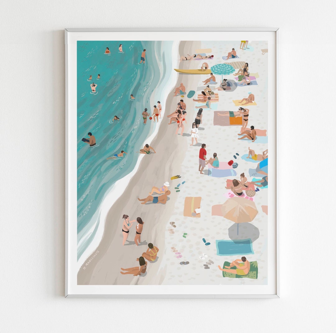 An Endless Italian Summer Art Print Summer Illustration - Etsy