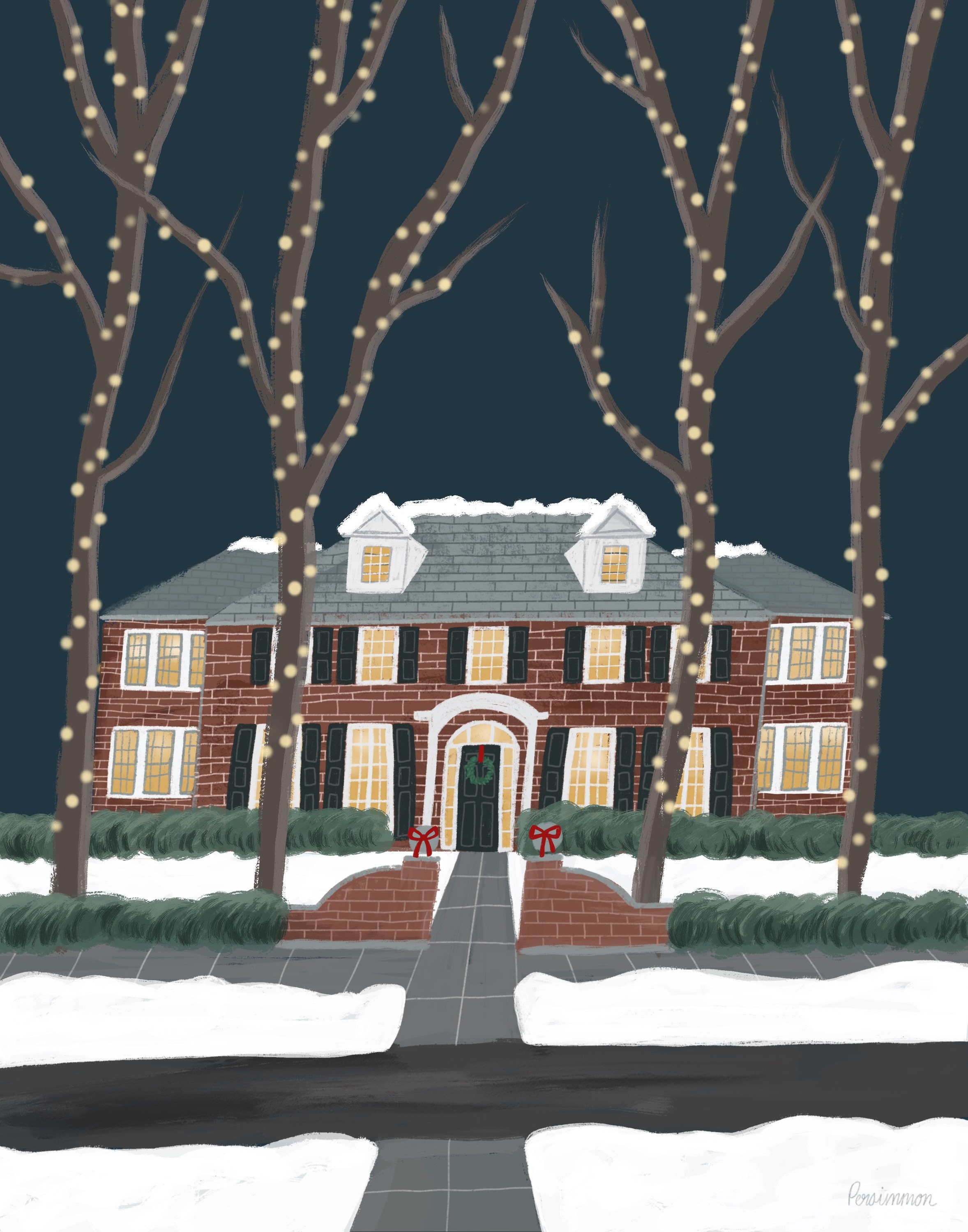 Home Alone Wall Art, Classic Movie Art Print Print, Christmas Art ...