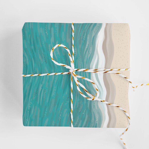 Beach Wrapping Paper - Etsy