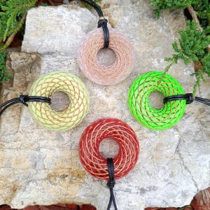 Copper 12 X 2 Directions Spirals Torus Pendant 6 Cm Active Resonance ...