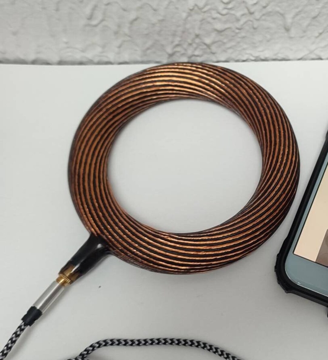 12, 24 or 36 Copper Vire Turns Toroidal 4.7 Inch 12 Cm Coil Vortex Wave ...