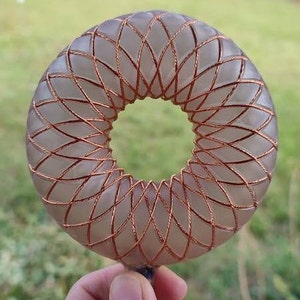 24 Turns Rodin Coil Scalar Toroidal Vortex Wave Generator Orgone ...