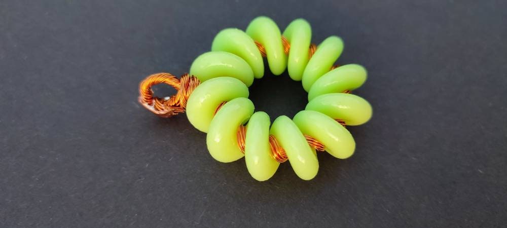 Copper Spiral Torus Resonance Coil Pendant ,torsion Fields Generator ...