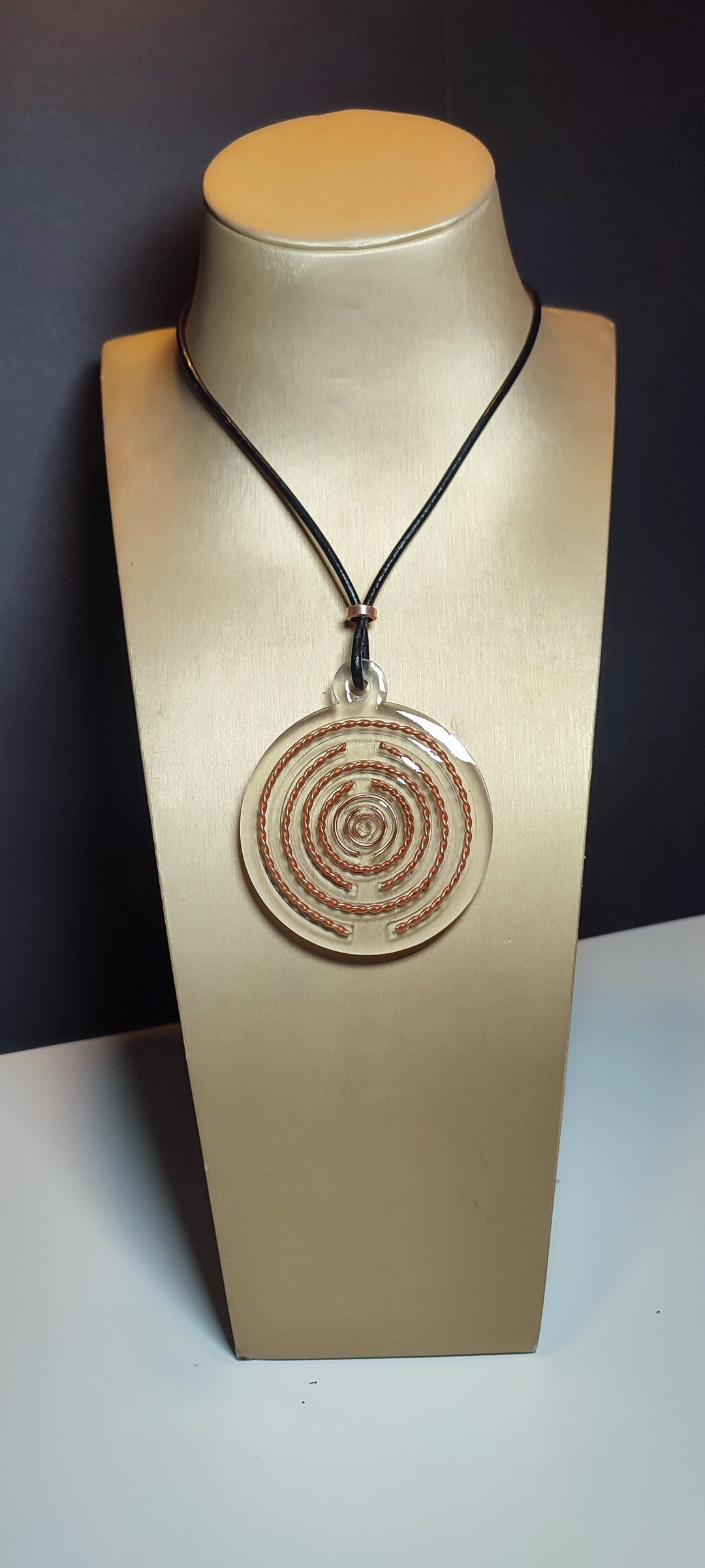 Multi-wave Lakhovsky Oscillator MWO Necklace 3D Printed Core Copper ...