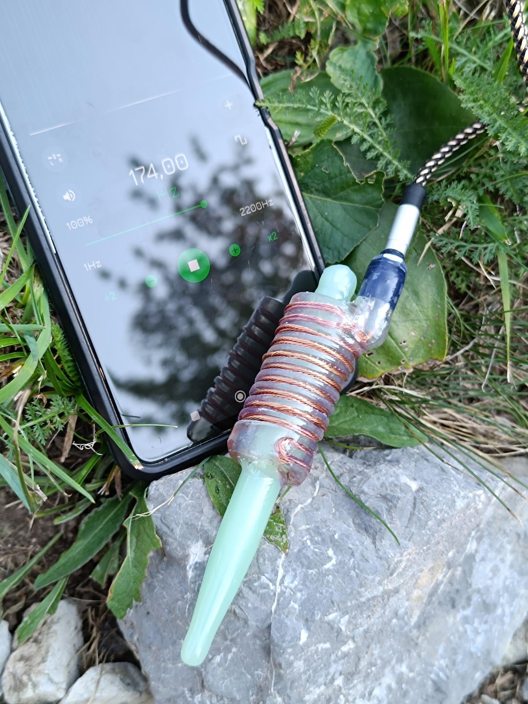 Succor Punch’s Mobius Coil Over Natural Stone's Guasha Stick Twisted ...