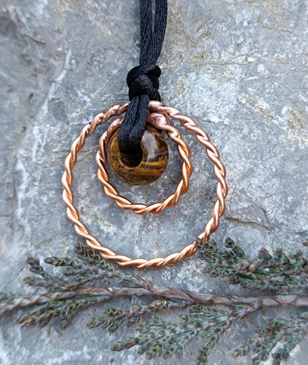 Yellow Bead for Solar Plexus Chakra Duo Tensor Rings Lost Cubit Sacred ...