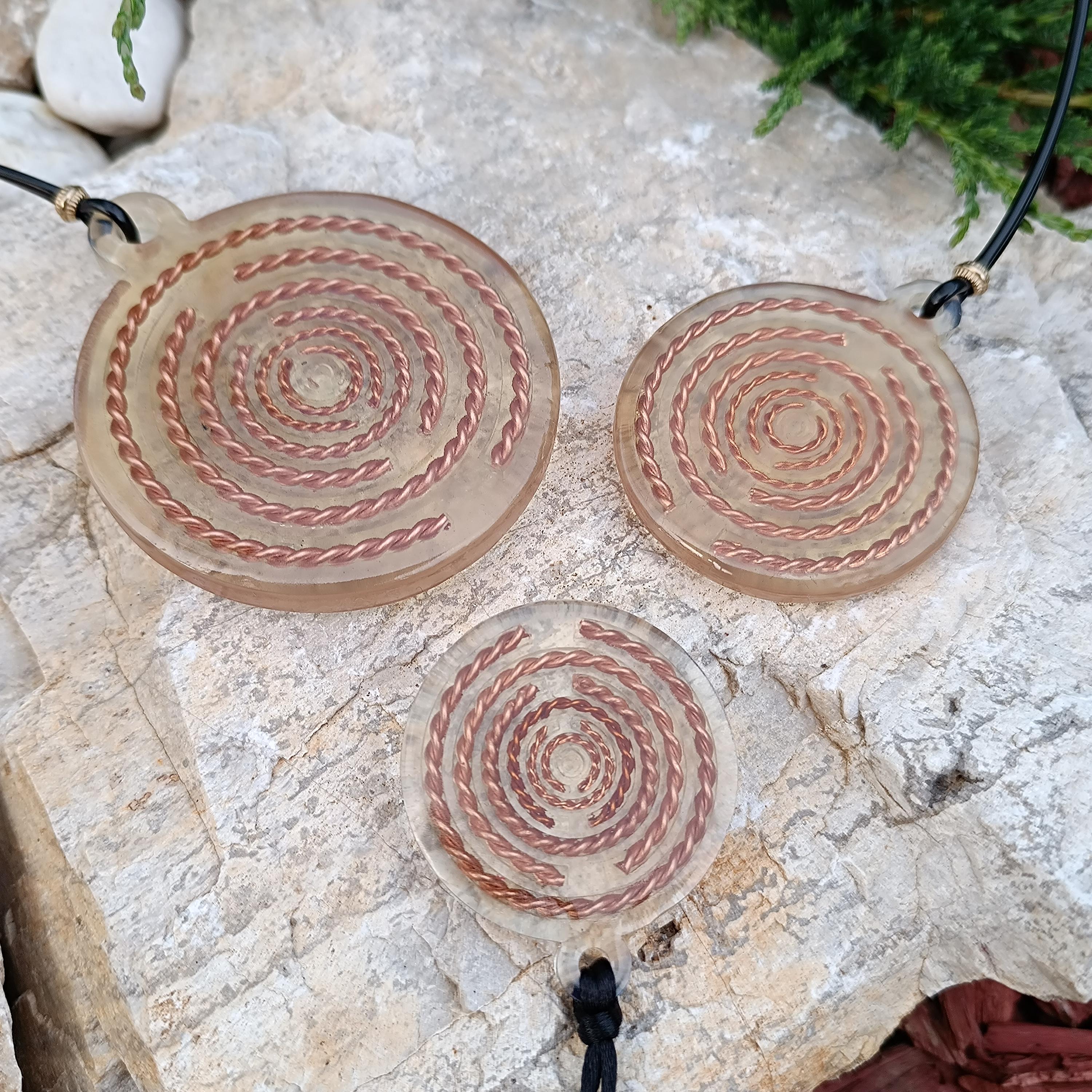 Multi-wave Lakhovsky Oscillator MWO Necklace 3D Printed Core Copper ...