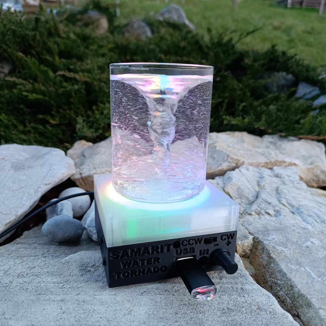 Whirlpool Multi Scalar Waves Charger Structured Water Tornado Light ...