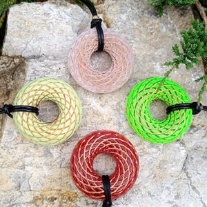 Copper 12 X 2 Directions Spirals Torus Pendant 6 Cm Active Resonance ...