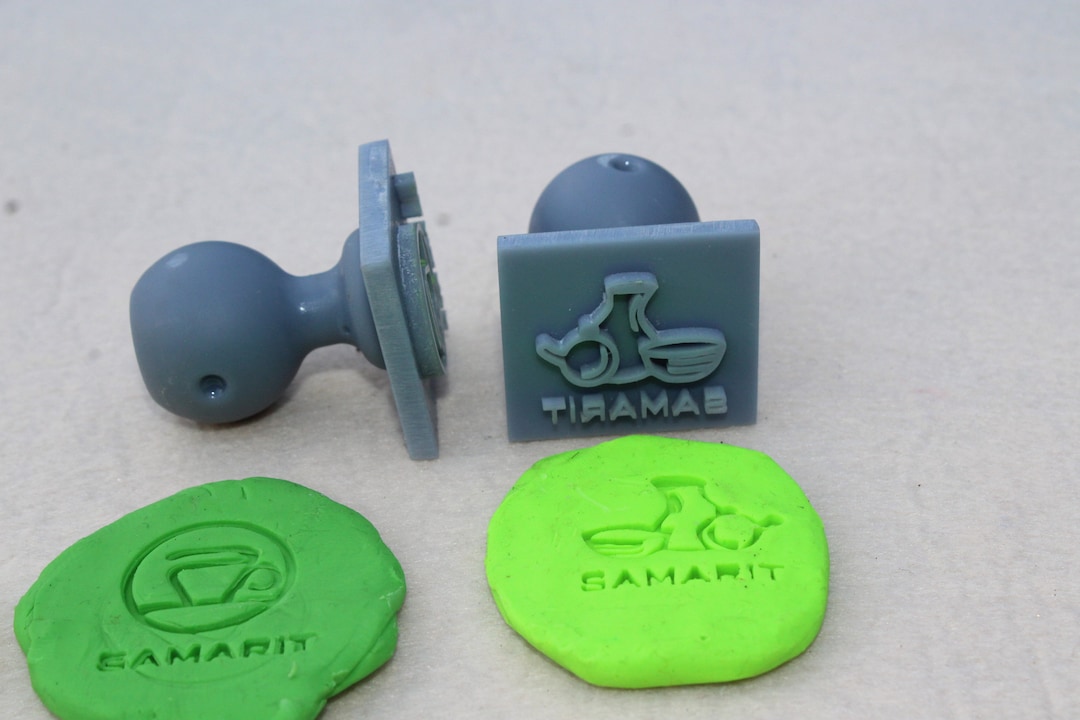 Personalized Custom 3D Resin Printed Handmade Pottery Clay Badge Logo ...