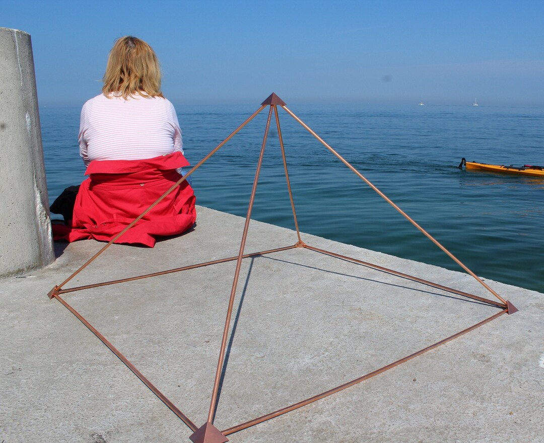 MIDI Size Copper Energy Pyramid Giza Style Sacred Cubit Orgone Energy ...