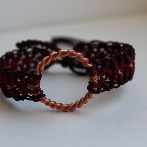 Macramé Bracelet With a Tensor Ring 1/32 Empowerment New Cubit | Etsy