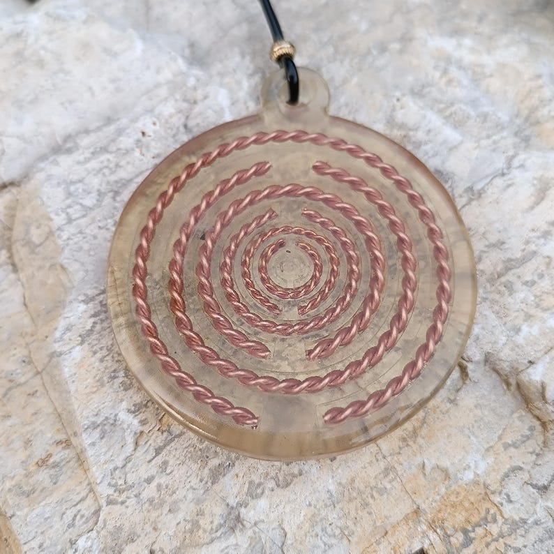 Multi-wave Lakhovsky Oscillator MWO Necklace 3D Printed Core Copper ...