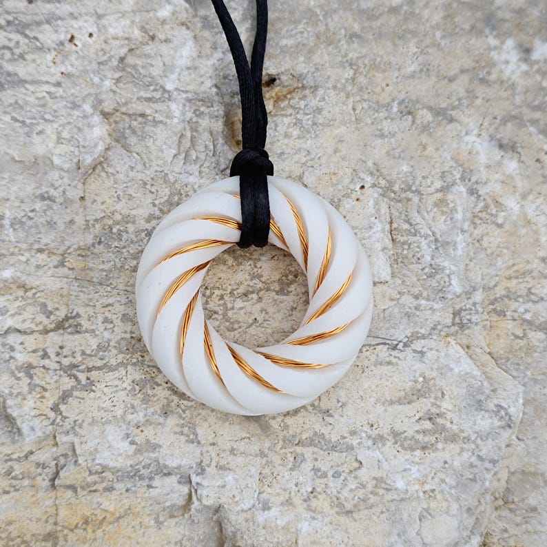 Spiral Torus Copper Wires Resonance Coil Pendant Torsion Fields ...