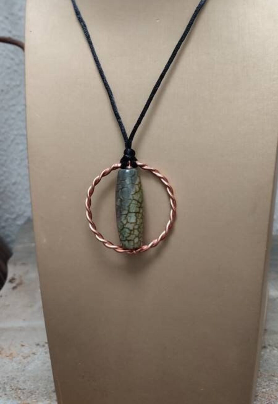 Tensor Ring 1/16 Empowerment Cubit Pendant Agate Big Bead - Etsy