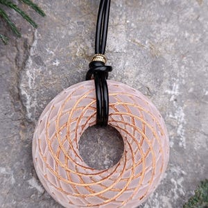 Copper 12 X 2 Directions Spirals Torus Pendant 6 Cm Active Resonance ...