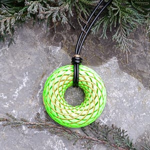 Copper 12 X 2 Directions Spirals Torus Pendant 6 Cm Active Resonance ...