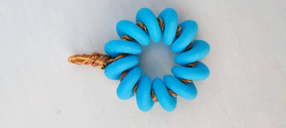 Copper Spiral Torus Resonance Coil Pendant ,torsion Fields Generator ...
