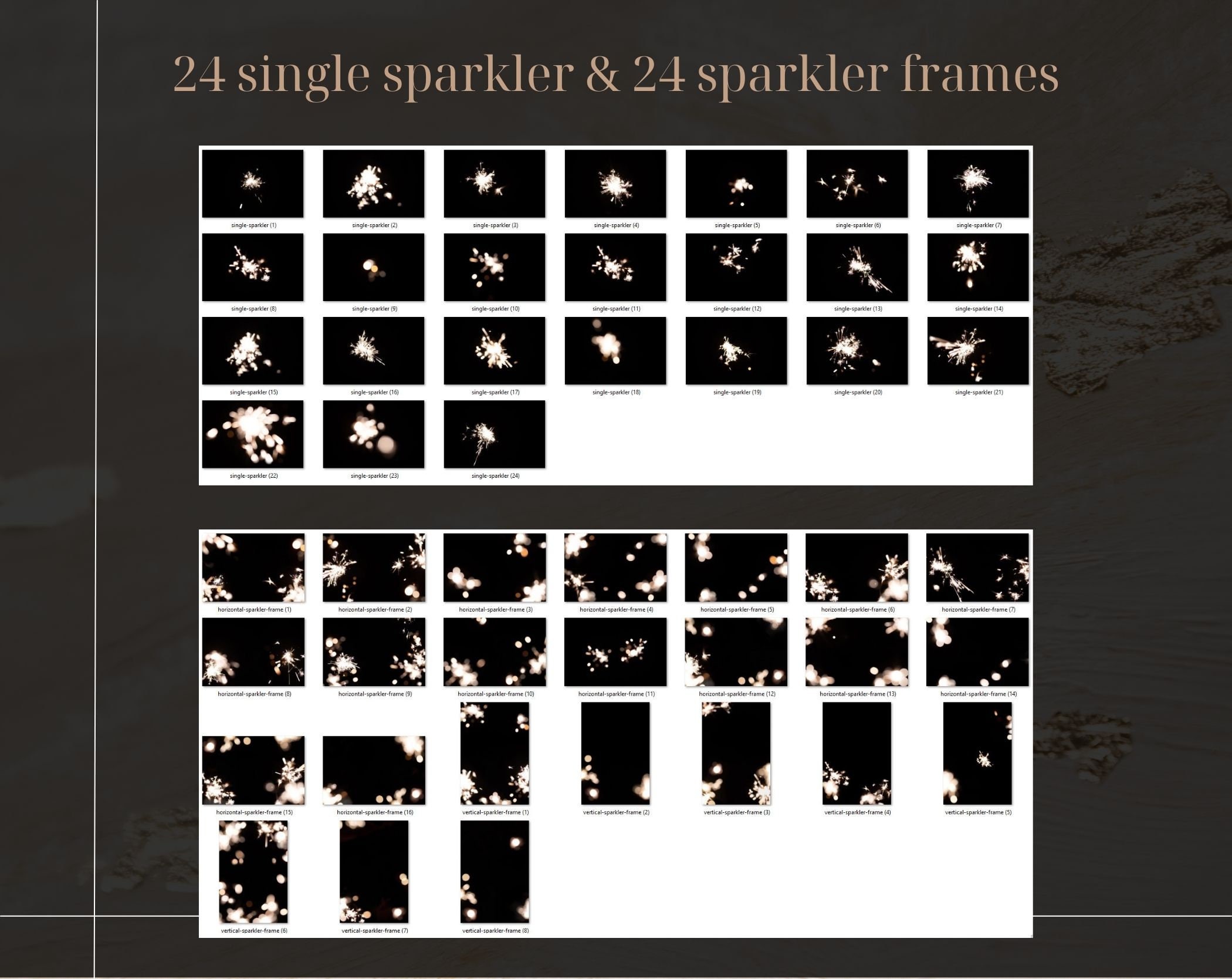 Sparkler Overlays for Photoshop, Wedding Sparkler, Sparkler Exit ...