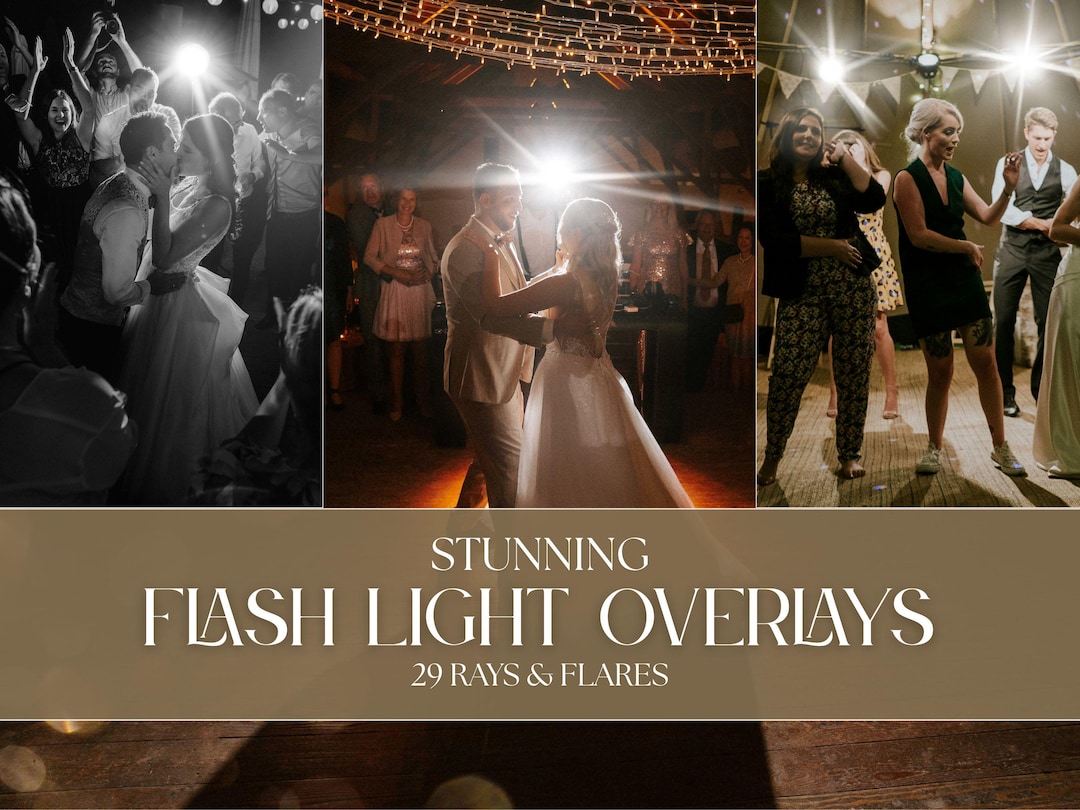 Flash Light & Flares Overlay Set : 29 Natural Lighting Effects for ...