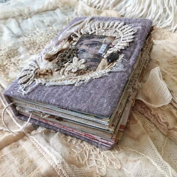 Handmade Junk Journal Unique Journal With Special Design A 6 Etsy