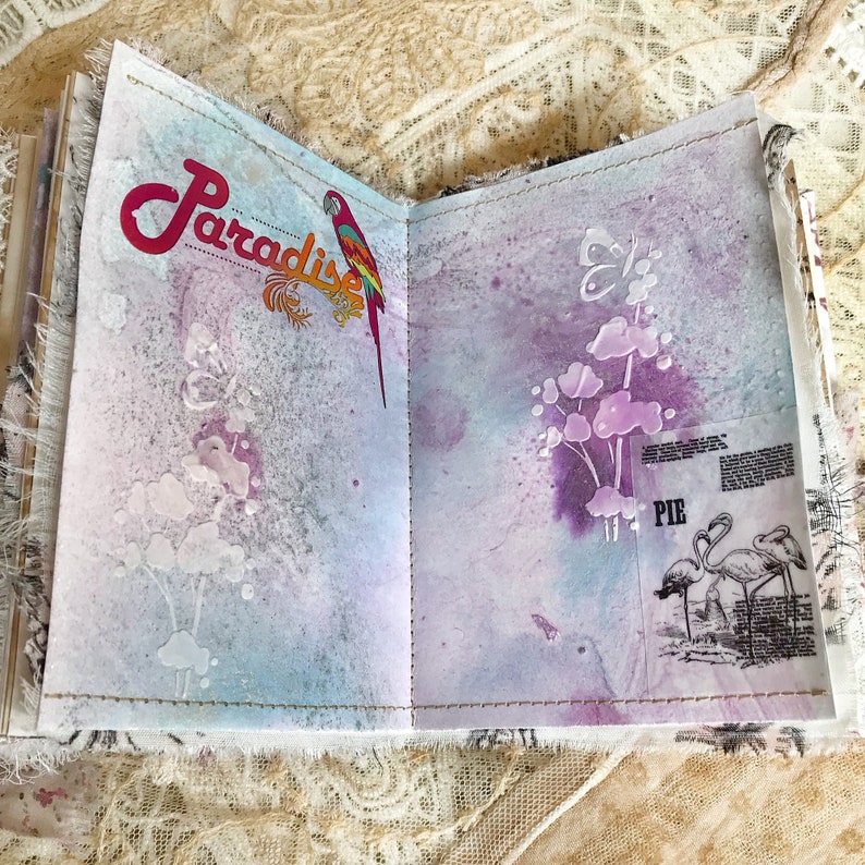 Handmade Spring Junk Journal Garden Art Journal Vintage - Etsy